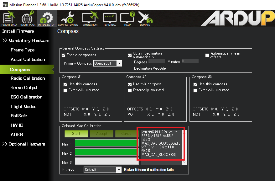 Compass calibration should show diagonals and offdiagonals · Issue ...