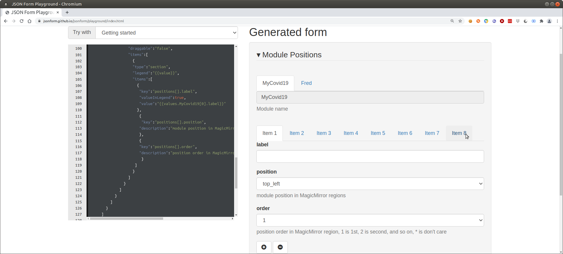 Can U Clarify Values Templating · Issue 350 · Jsonform 4250