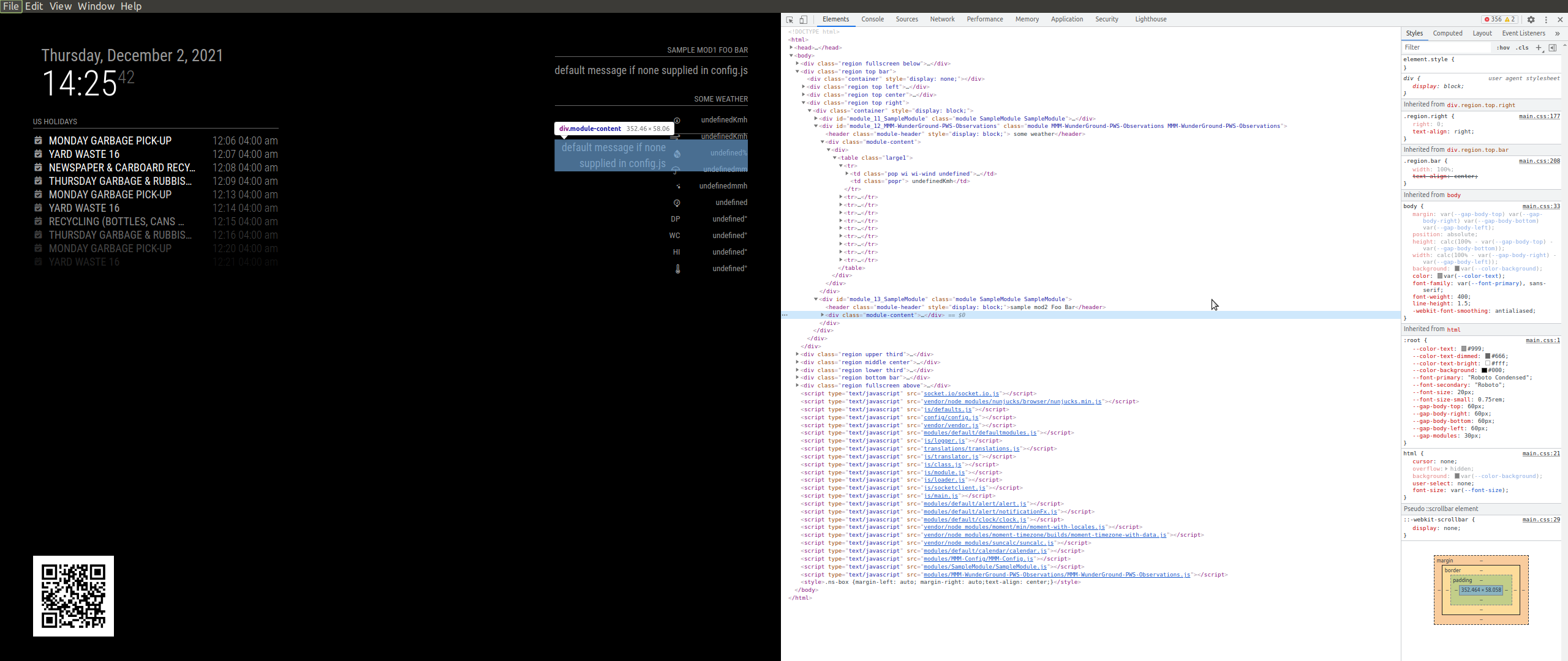 Module spacing control within config.js · Issue #2720 · MagicMirrorOrg/MagicMirror · GitHub