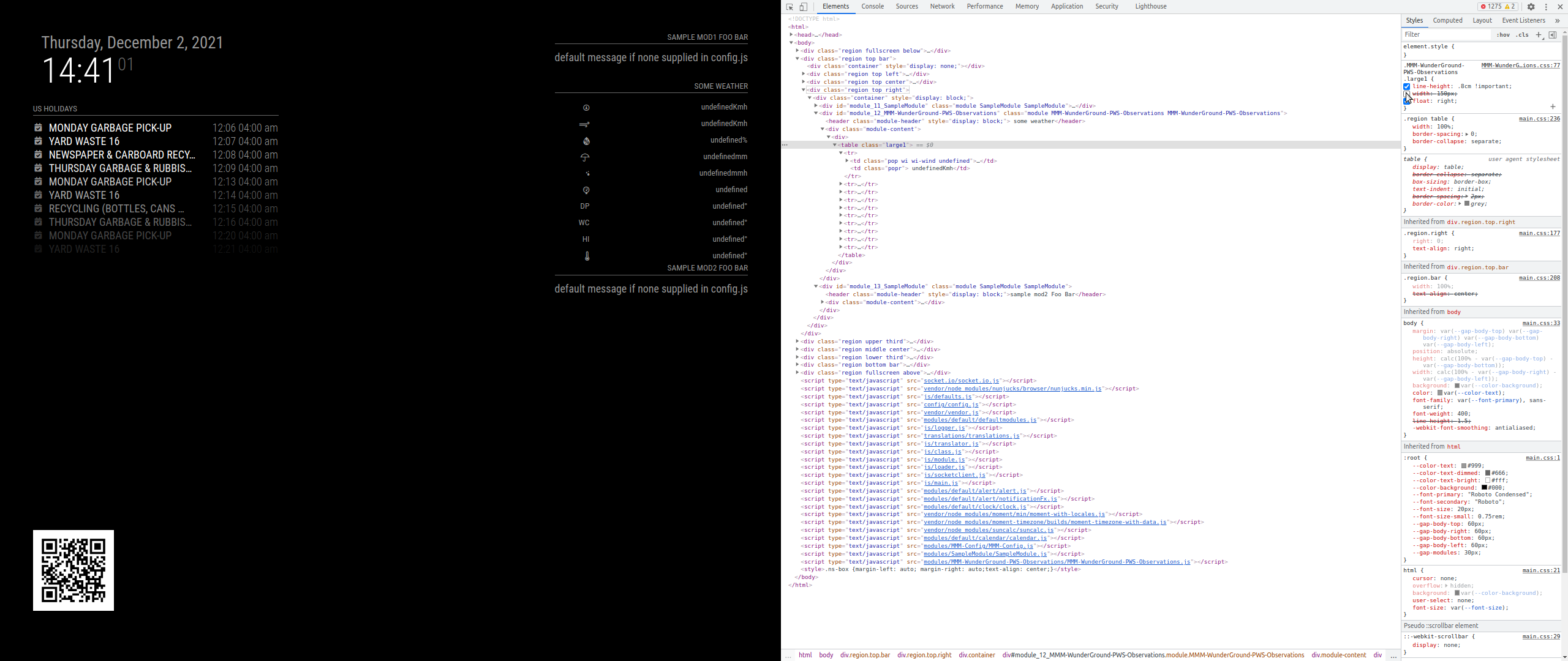Module spacing control within config.js · Issue #2720 · MagicMirrorOrg/MagicMirror · GitHub