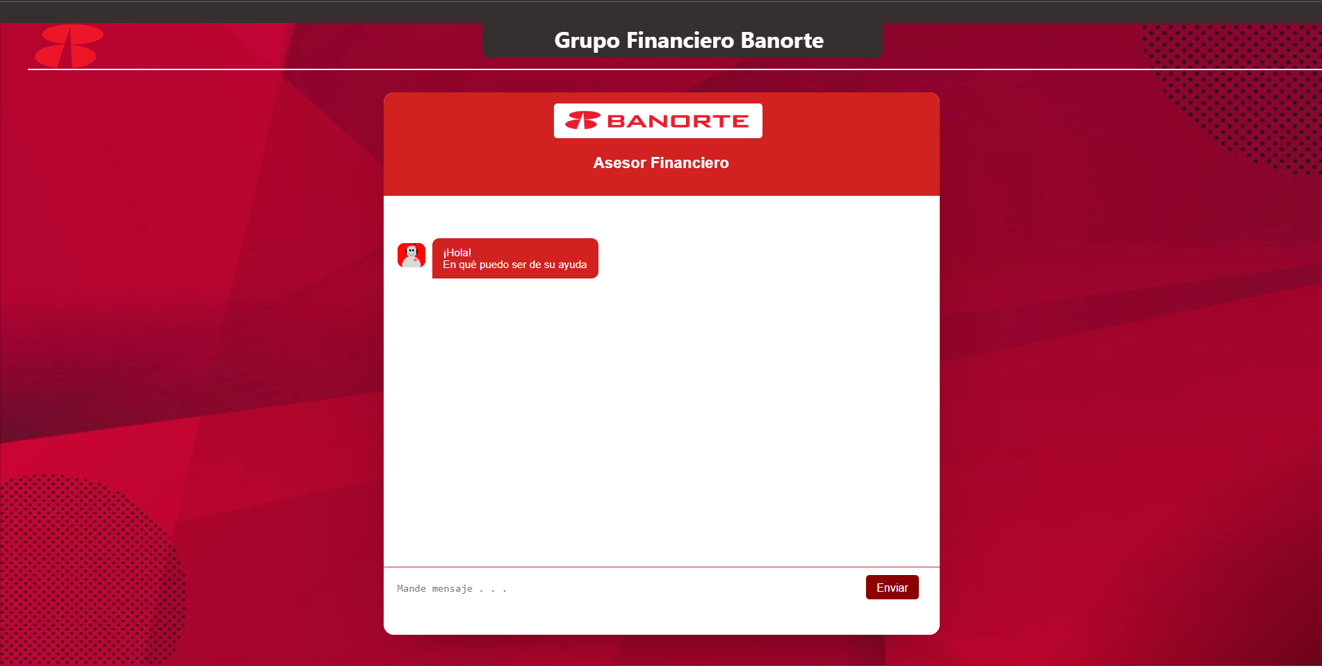 GitHub - EmilioVidal/BanorteAI: Program created in the HACKATON 2023 for BANORTE