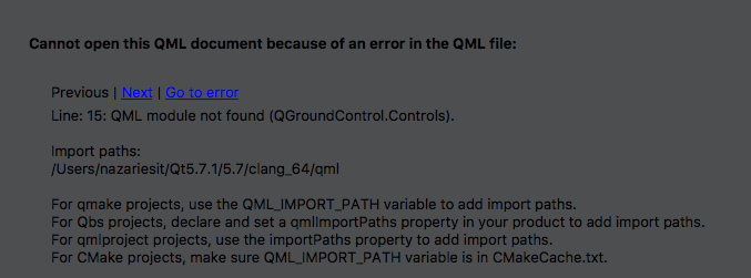 Problem import project in QT · Issue #5468 · mavlink/qgroundcontrol ...
