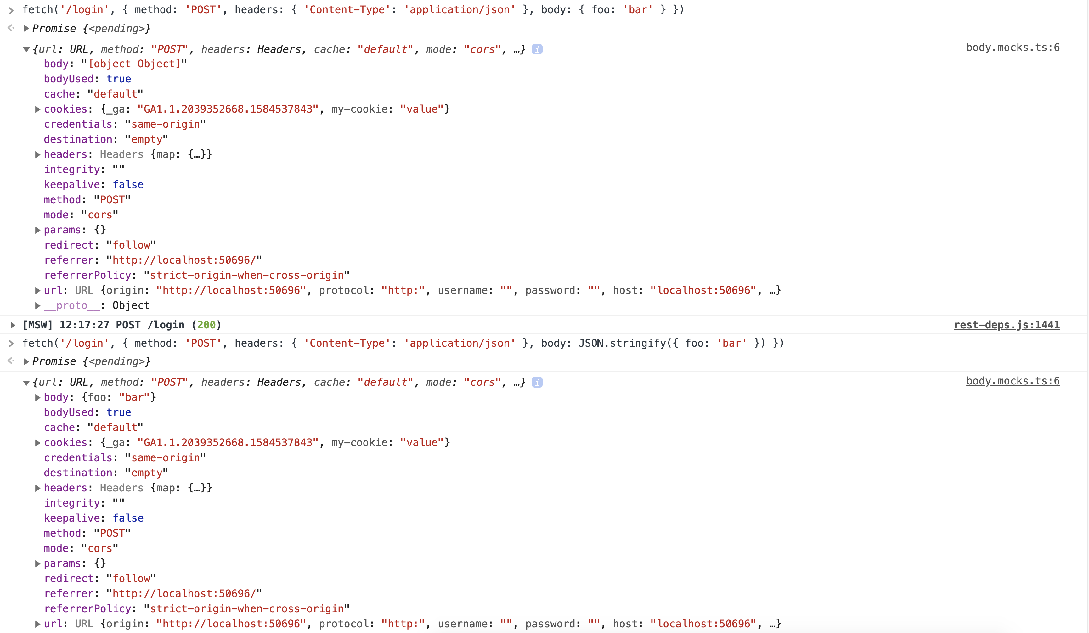 Unable to determine whether req.body was sent as valid JSON · Issue #433 · mswjs/msw · GitHub