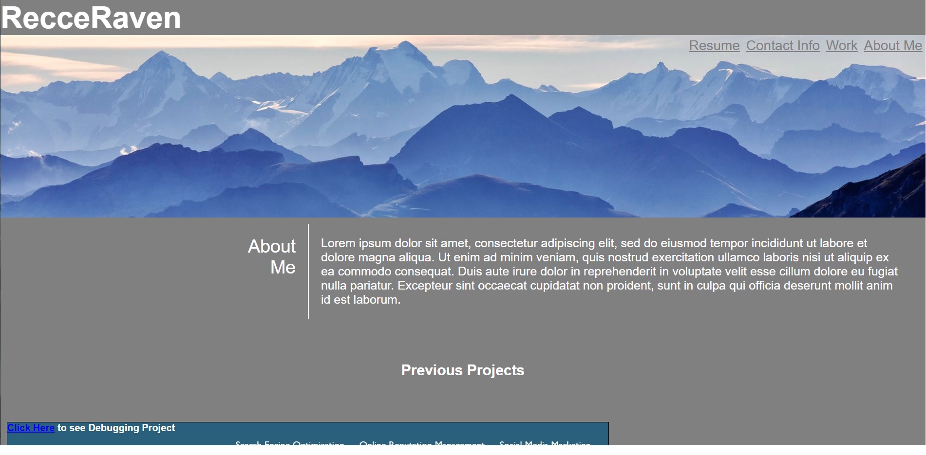 GitHub - RecceRaven/Portfolio-Challenge