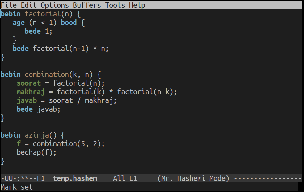 Mr. Hashemi Lang, Syntanx Highlighter · Issue #35 · mr-hashemi/mr-hashemi · GitHub
