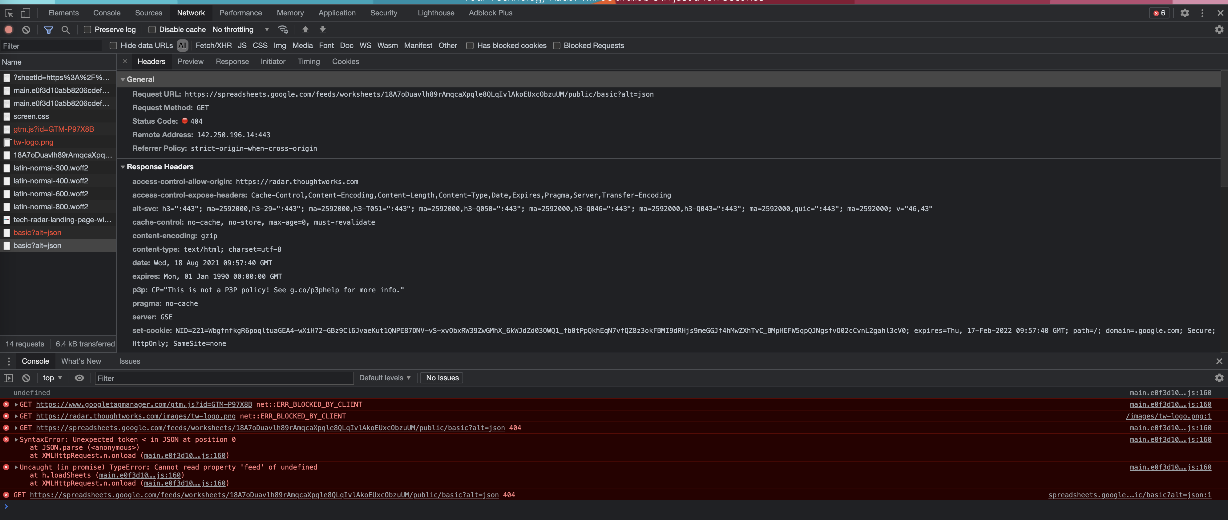 Unable to render Radar GUI · Issue #201 · thoughtworks/build-your-own ...