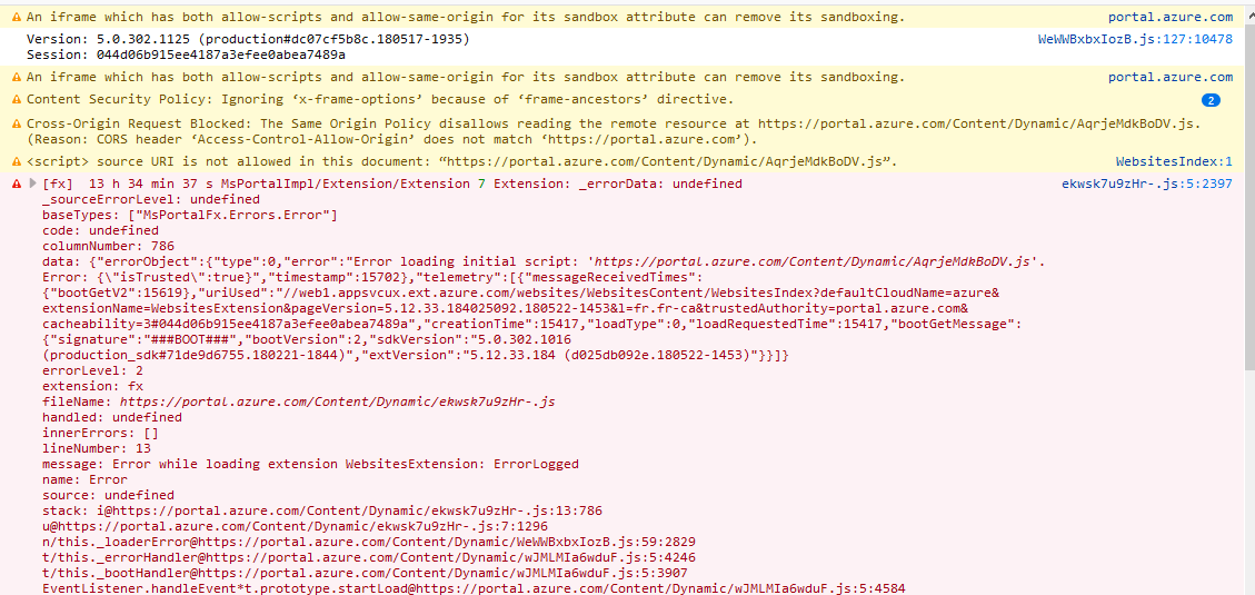 The Portal Doesnt Work Correctly With Firefox Version 61 · Issue 9138 · Microsoftdocsazure 
