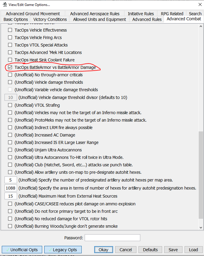 Bug in megamek 49.15, King david light gauss rifle not doing 1d6 damage when advanced rule ...