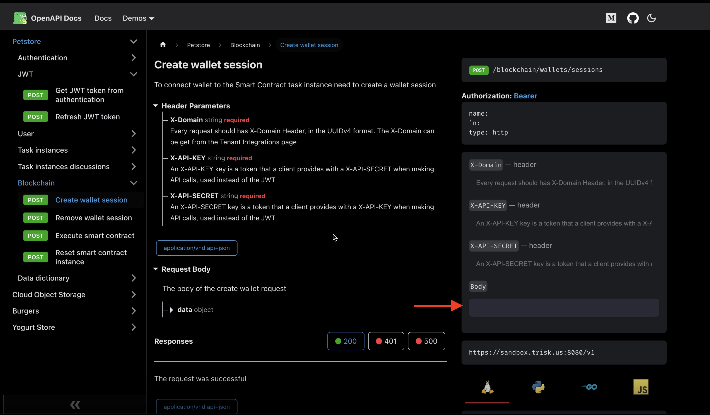 [FR] Ability to setup header for Json Request Body Example · Issue #193 · PaloAltoNetworks ...