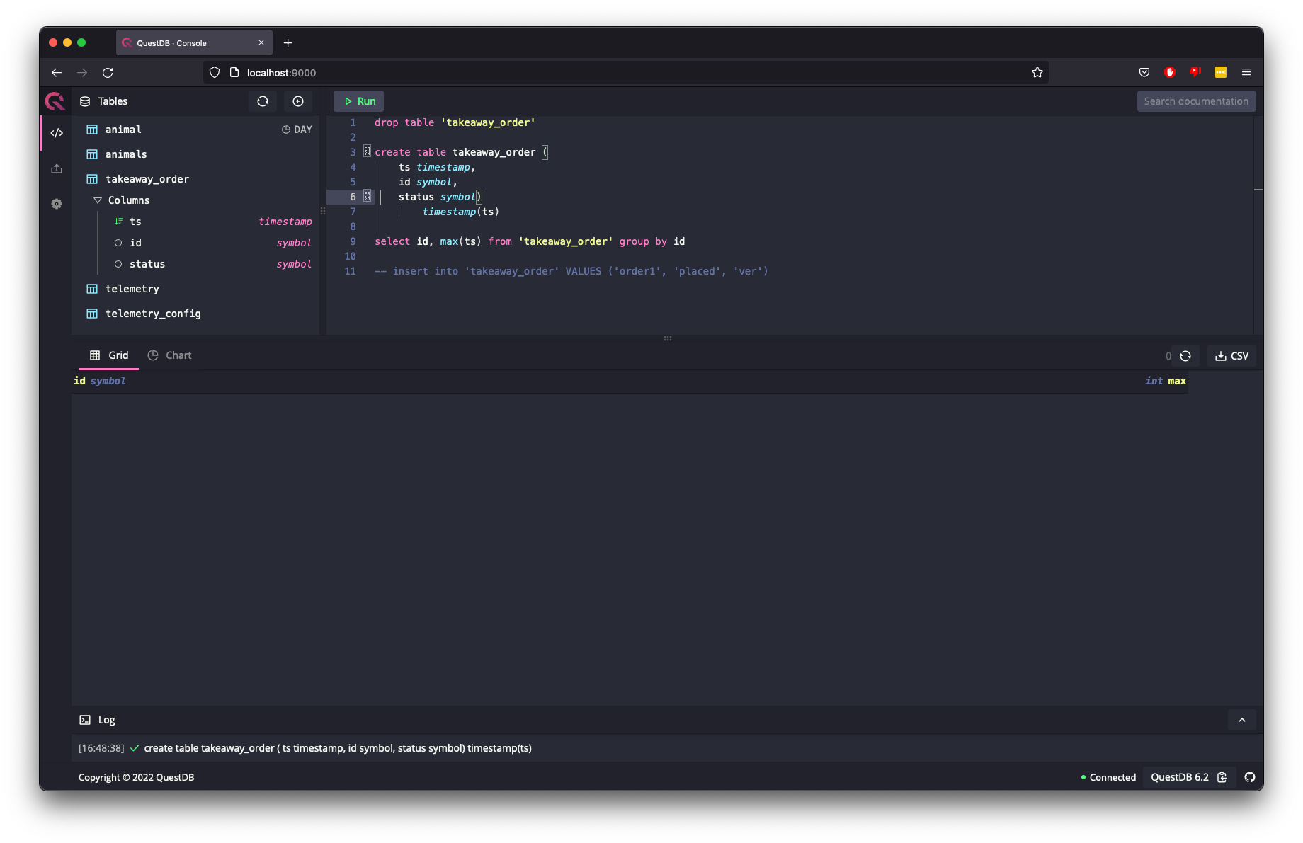 Web console SQL editor window does not render correctly on Mac/Firefox - likely font issue ...