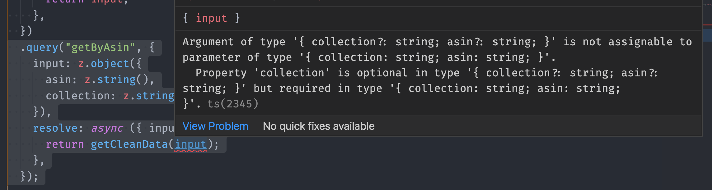 In resolve inputs keys are optional · Issue #1499 · trpc/trpc · GitHub