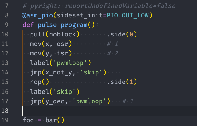 Pylance, configurable start - end of exceptions · Issue #4789 · microsoft/pyright · GitHub