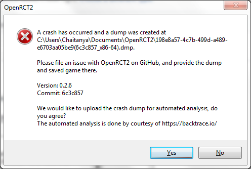 OpenRCT2 loads a save game I've never seen before, and crashes · Issue #12179 · OpenRCT2 ...