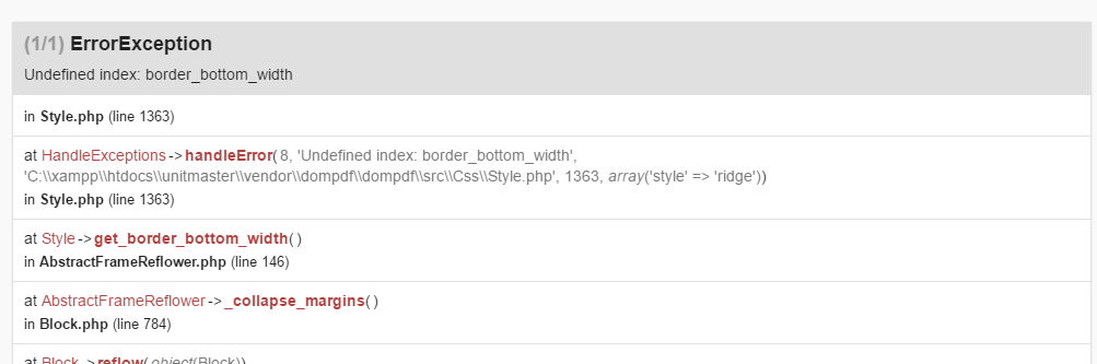 Localerror Errorexception Undefined Index Borderbottomwidth · Issue 1604 · Dompdfdompdf 
