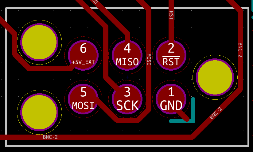 Mirrored pinout for Connector:Tag-Connect_TC2030-IDC-NL_2x03_P1.27mm ...