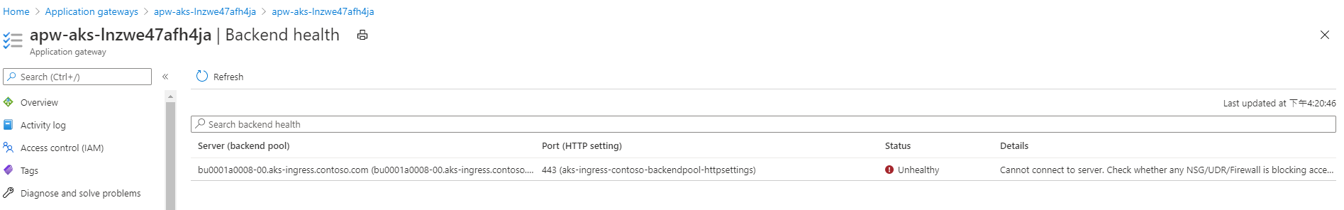 Cannot create service: subset not found · Issue #76 · mspnp/aks-baseline · GitHub