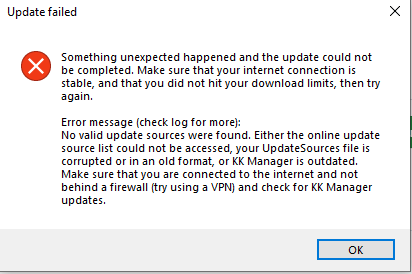 [Updater] System.IO.InvalidDataException: No valid update sources were found. · Issue #142 ...