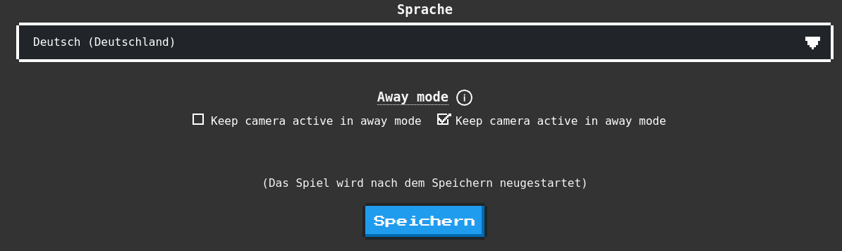 Translation Error Of The Away Mode Settings · Issue 2172