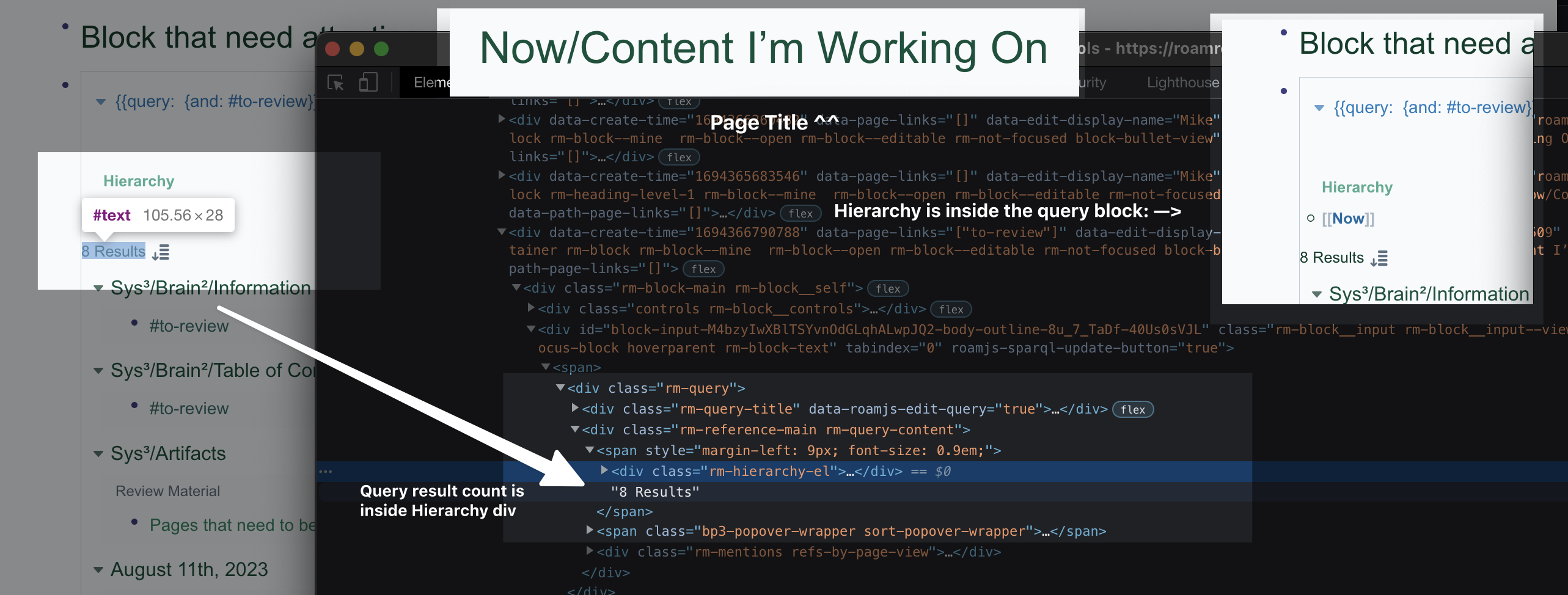 Hierarchy Is Rendered Inside Of A Query Block Dupe · Issue 13 · Dive2proroam Hierarchy · Github