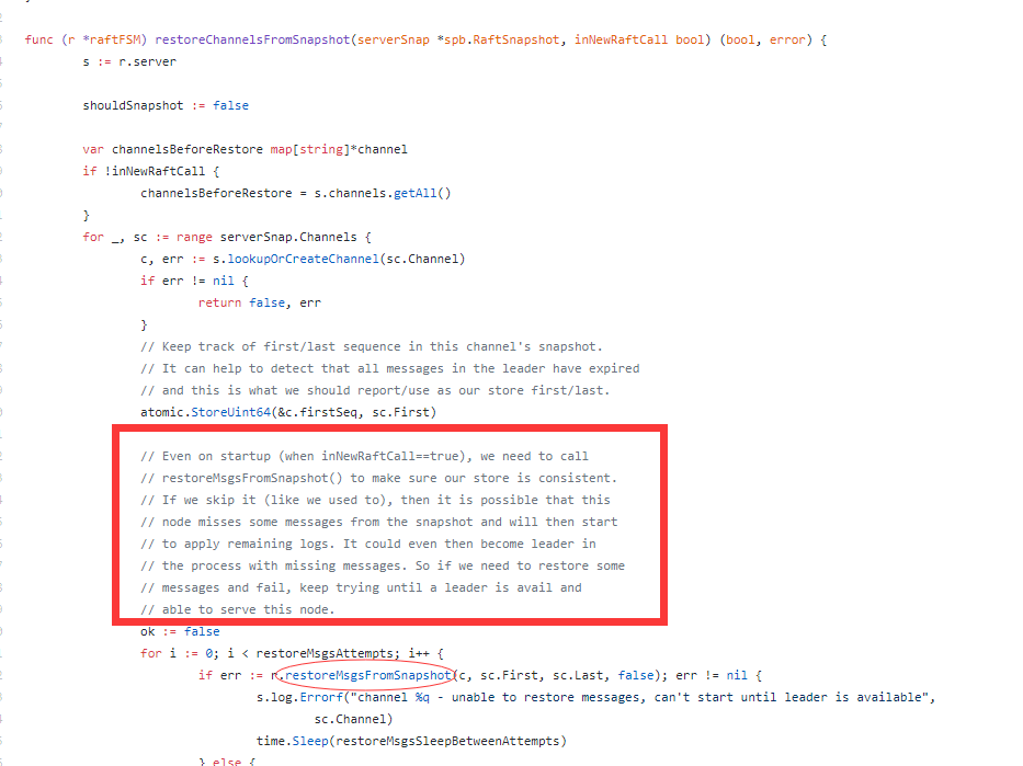 Question About Restoremsgsfromsnapshot Function · Issue 960 · Nats Io