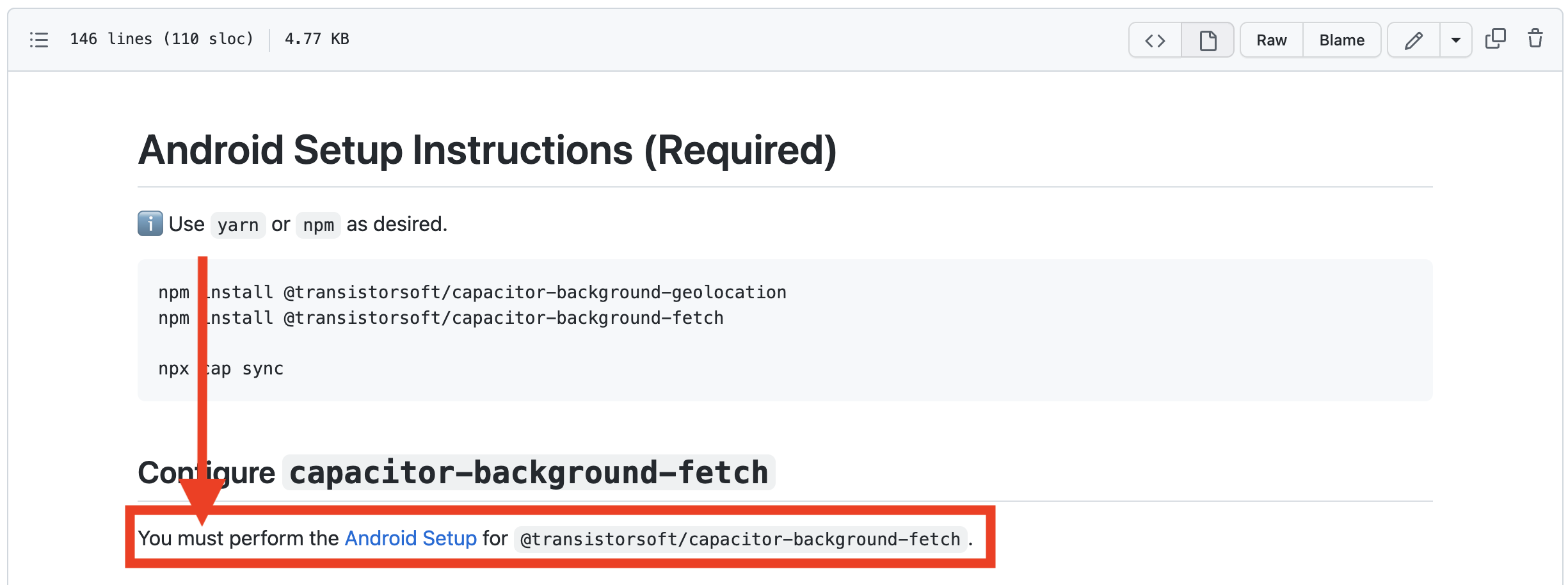 Unable To Run The App Android · Issue 100 · Transistorsoftcapacitor Background Geolocation 
