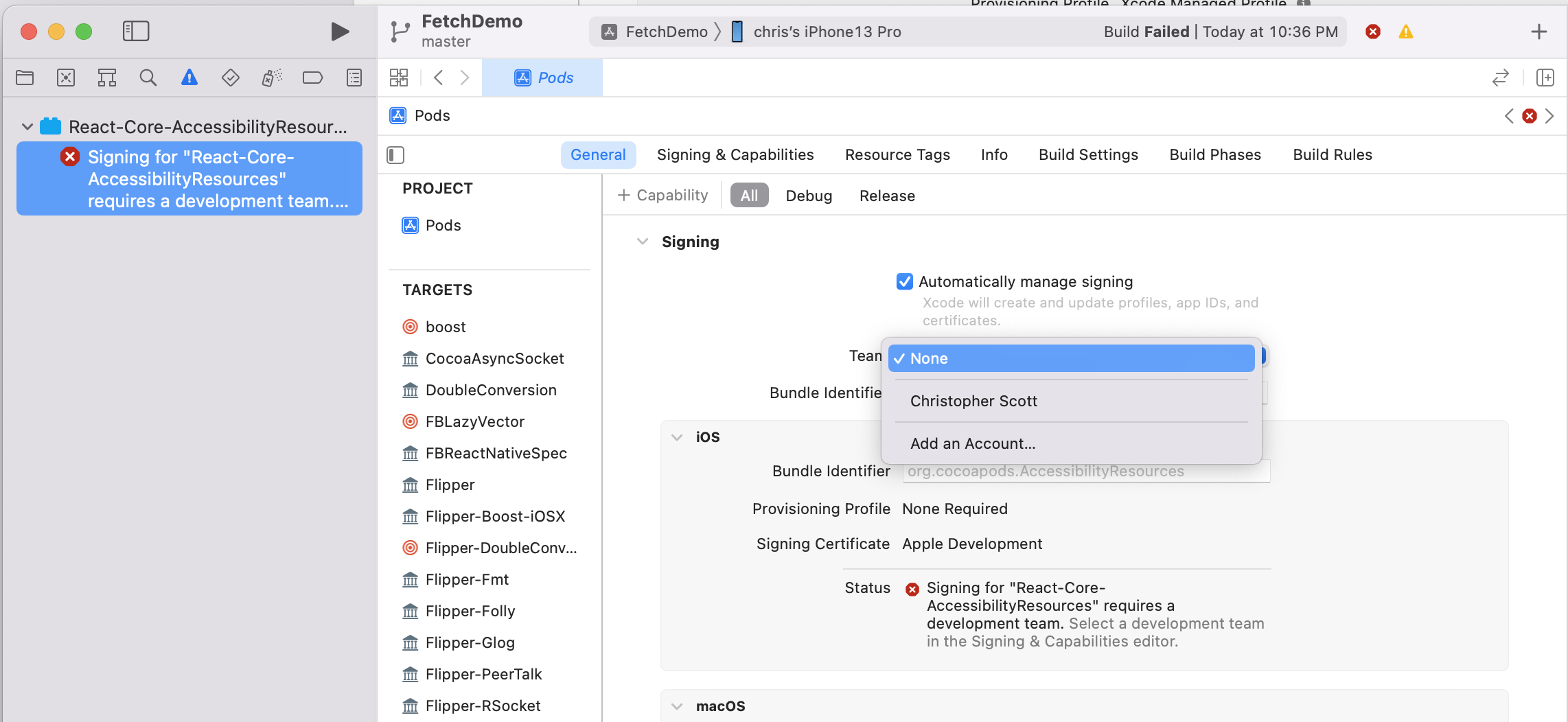 Example Doesnt Run On Xcode 140 · Issue 409 · Transistorsoftreact 7725