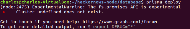Node.js tutorial/5-Adding a database: yarn deploy returning a 'cluster undefined' · Issue #650 ...