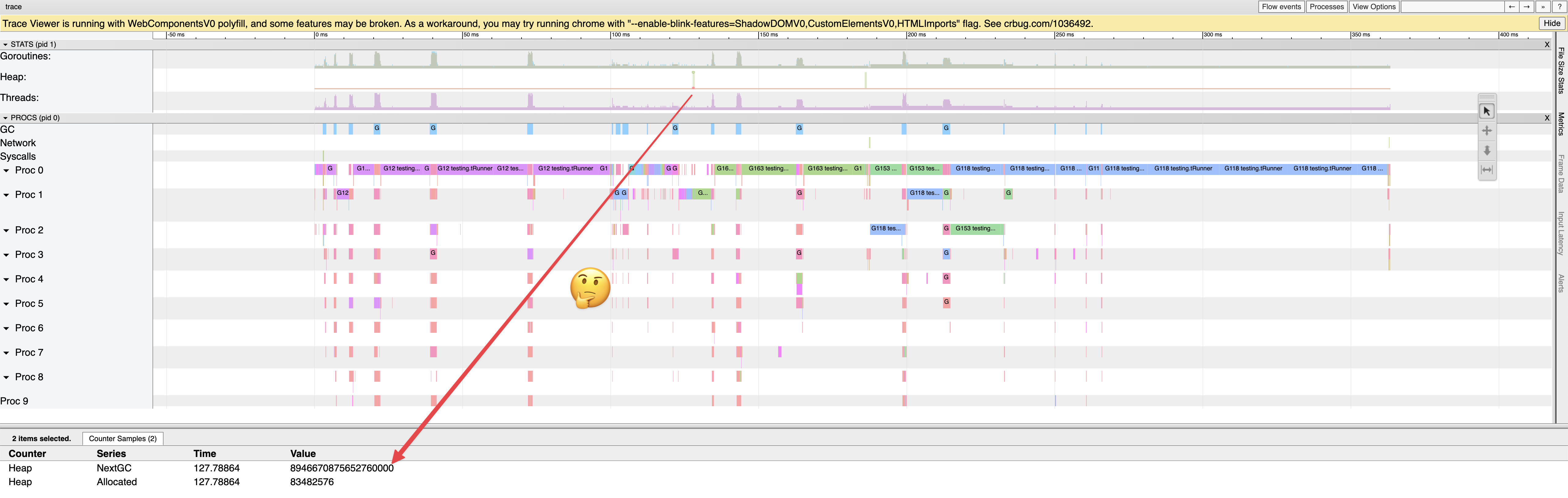 runtime/trace: Bad HeapGoal/NextGC Metric · Issue #63864 · golang/go · GitHub