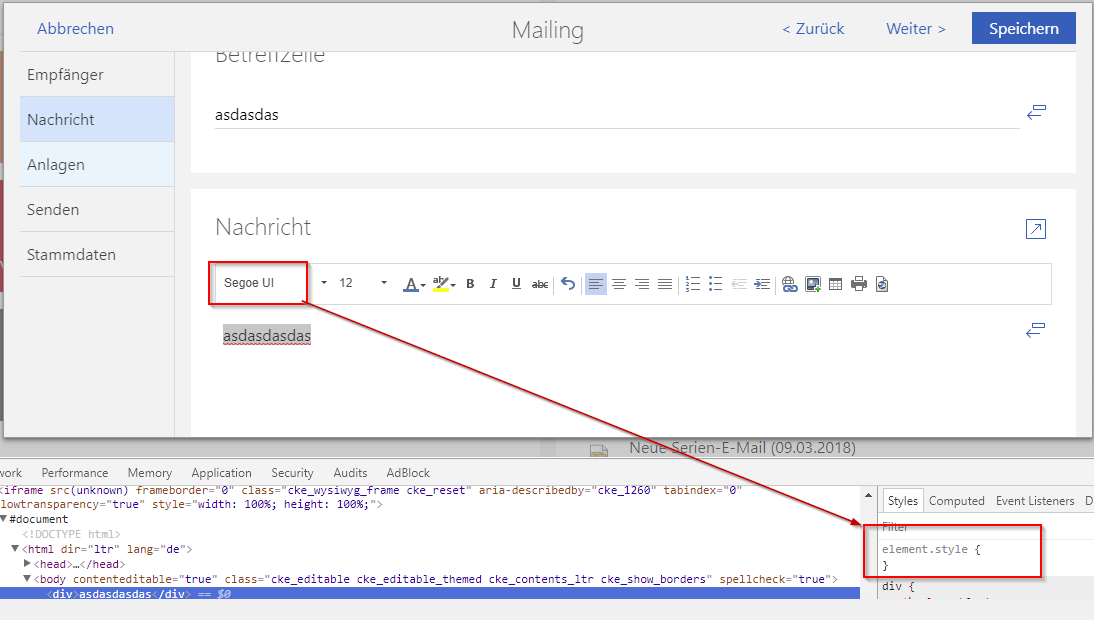 Default Font Style Is Not Written Into The Element Style · Issue 905 · Ckeditorckeditor5 · Github