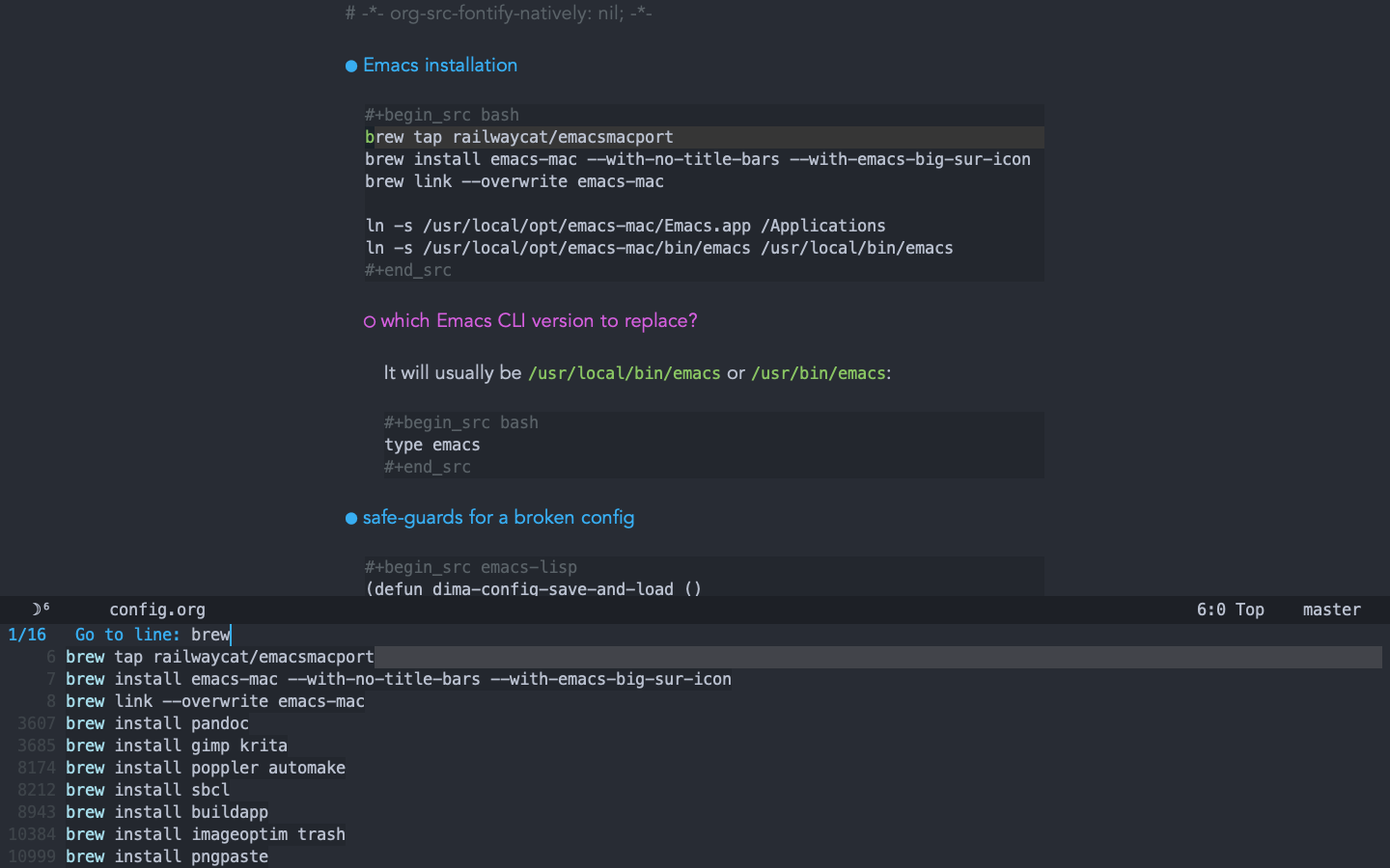 Have consult-line show the vertico-current face on lines with :extend t · Issue #139 · minad ...