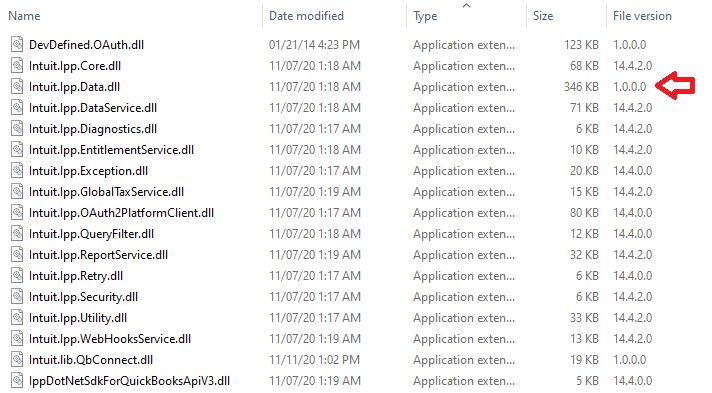 Intuit.Ipp.Data.dll File Version · Issue #208 · intuit/QuickBooks-V3-DotNET-SDK · GitHub