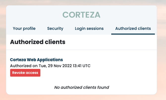 Auth pages (authorized clients) do not show empty-list text properly · Issue #580 ...