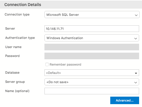 Cannot connect with "Windows Authentication", user/password fields disabled · Issue #10143 ...