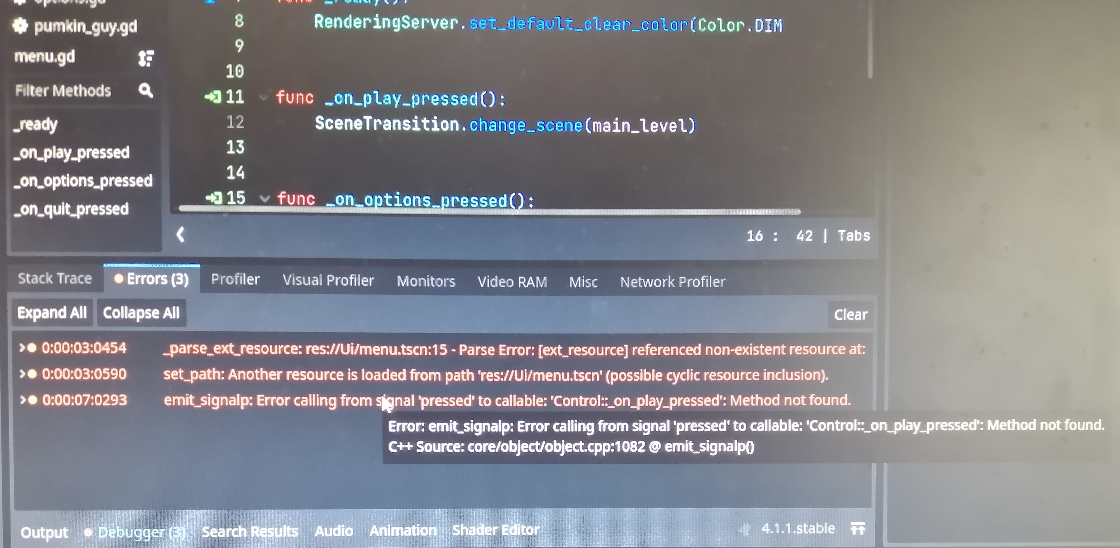 Scene script recognizable only one time · Issue #84536 · godotengine/godot · GitHub