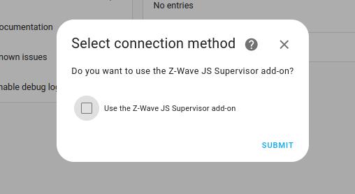 Addon installation in Homeassistant does not allow zwavejs integration ...