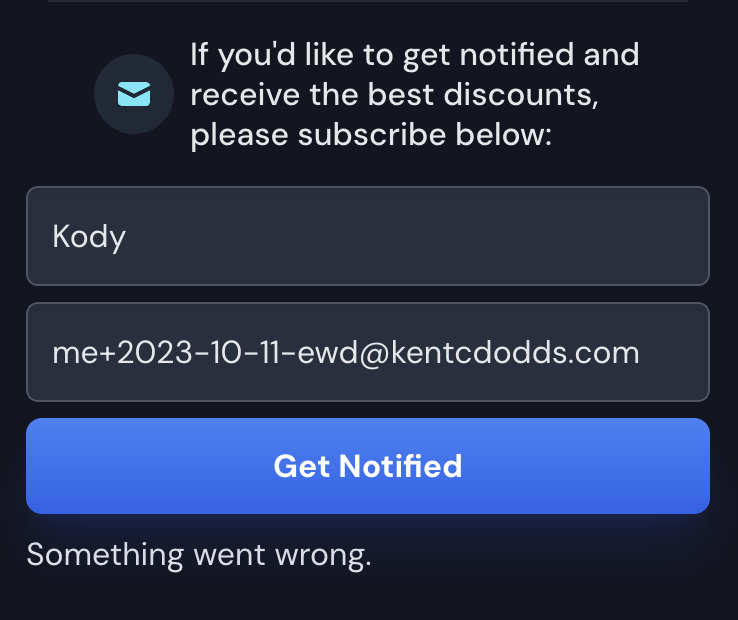 Fix EpicWeb.dev convertkit form · Issue #1213 · skillrecordings/products · GitHub