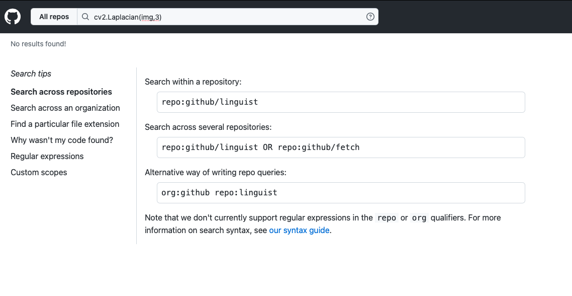 Improve github search · community · Discussion #4436 · GitHub