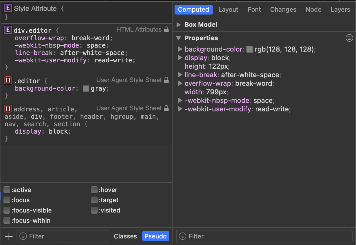 Lit doesn't apply `white-space` CSS rule to elements in Safari · Issue #4328 · lit/lit · GitHub