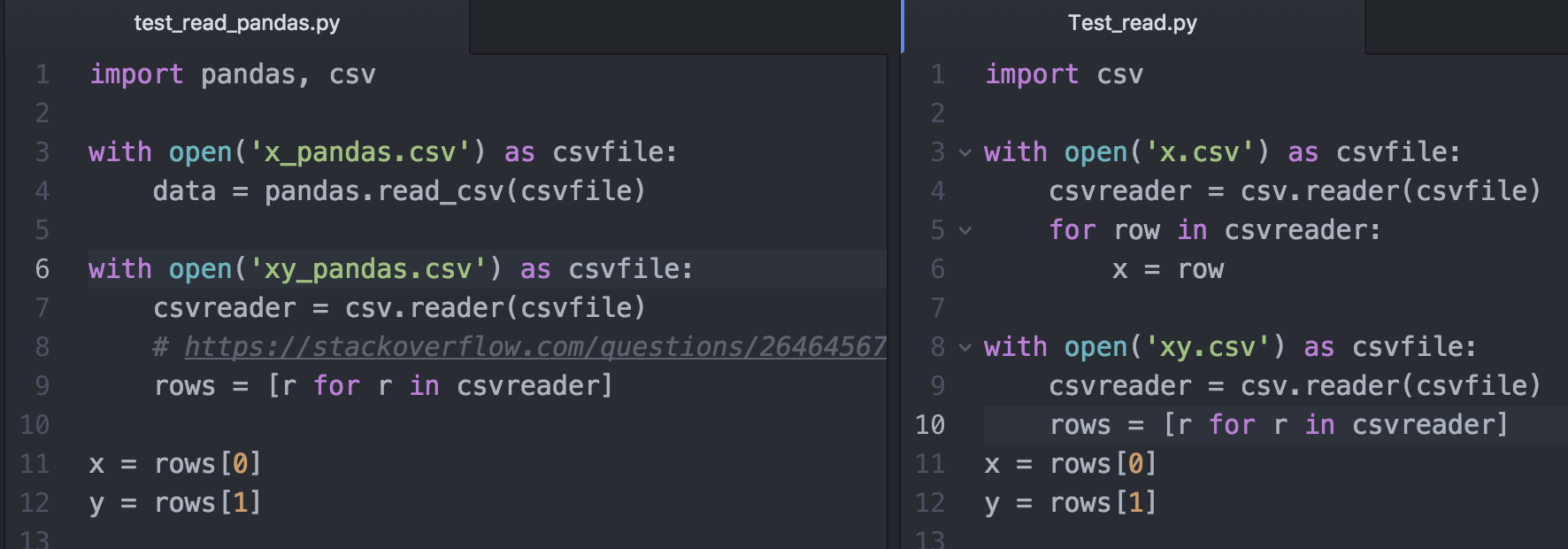 Pandas module vs csv module for reading/writing csv · Issue #9 · End-to-end-provenance/python ...