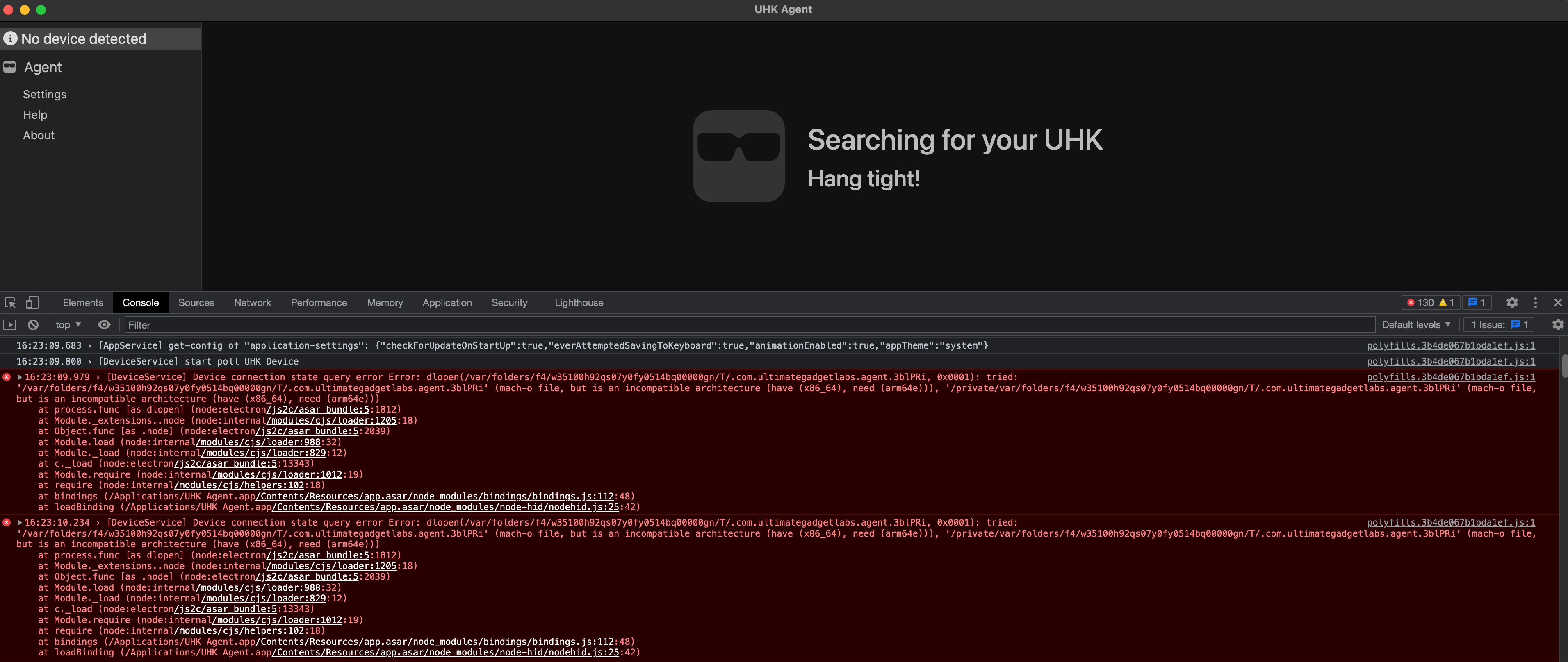 Agent 2.0.0 can't find device · Issue #1880 · UltimateHackingKeyboard/agent · GitHub