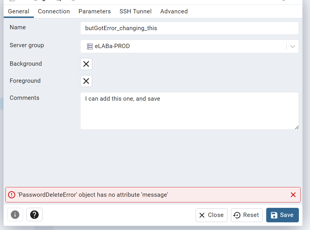 Please enter a value for the parameter · Issue #6489 · pgadmin-org/pgadmin4 · GitHub