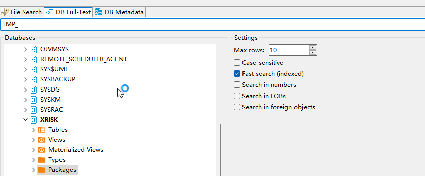 Can't use DB-Full-Text search and Search metadata to search plsql code in packages · Issue ...