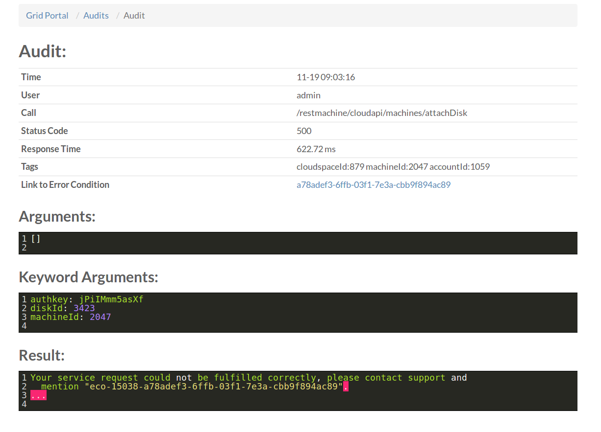 Detaching same disk to 2 vms returns 500 · Issue #938 · 0-complexity/openvcloud · GitHub
