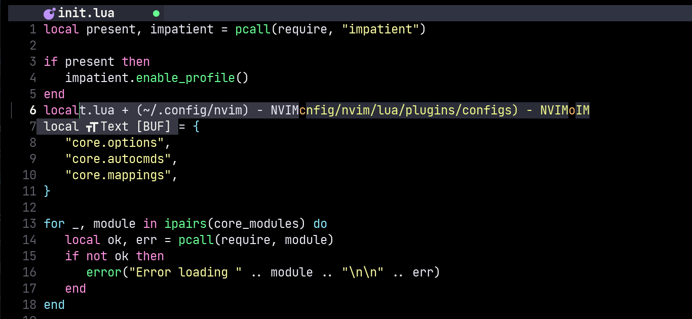 cmp(?) filling up buffer with nvim commands · Issue #926 · NvChad ...