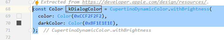 Proposal: Allow to set CupertinoAlertDialog background color of choice · Issue #82988 · flutter ...