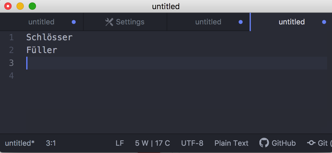 Words with umlauts are counted two/three times · Issue #112 · OleMchls/atom-wordcount · GitHub