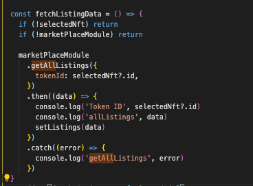Filter getAllListings not working · Issue #255 · thirdweb-dev/typescript-sdk · GitHub