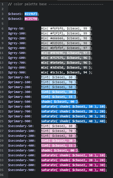 Show color of Sass variables? · Issue #29 · enyancc/vscode-ext-color-highlight · GitHub