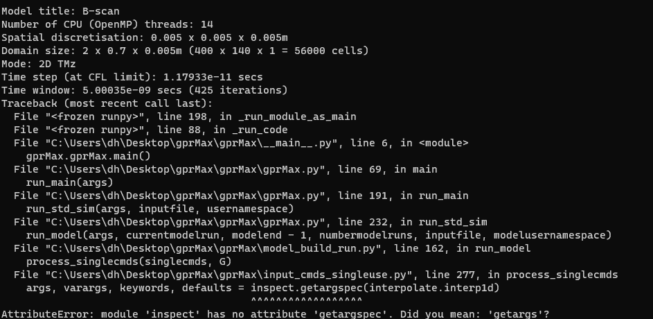 How can this error be resolved · Issue #400 · gprMax/gprMax · GitHub