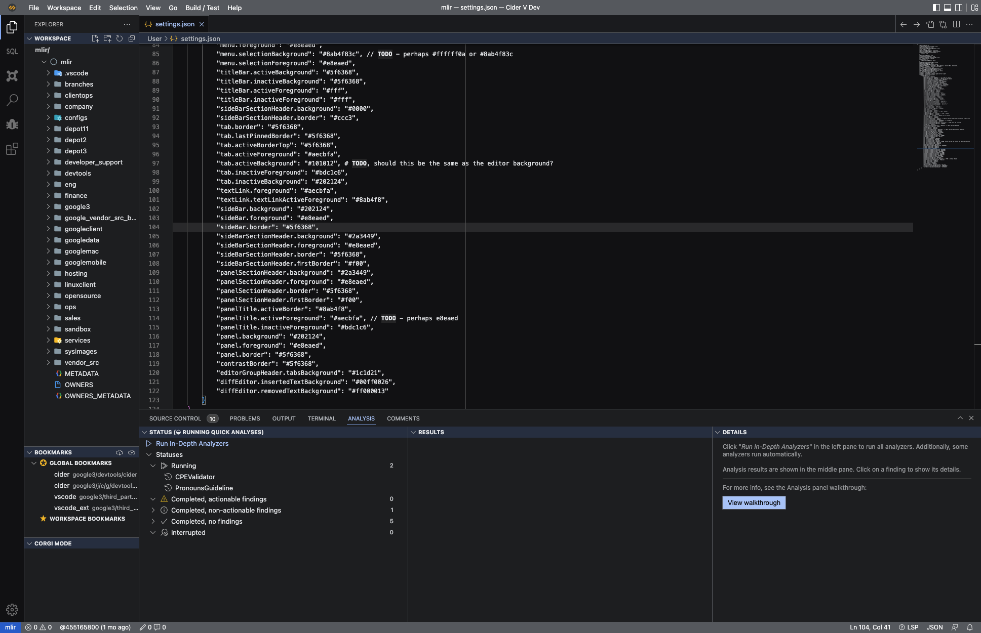 Add support for a border below section headers in Sidebar and Panel ...